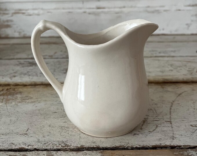 Petite Ironstone Pitcher - Etsy