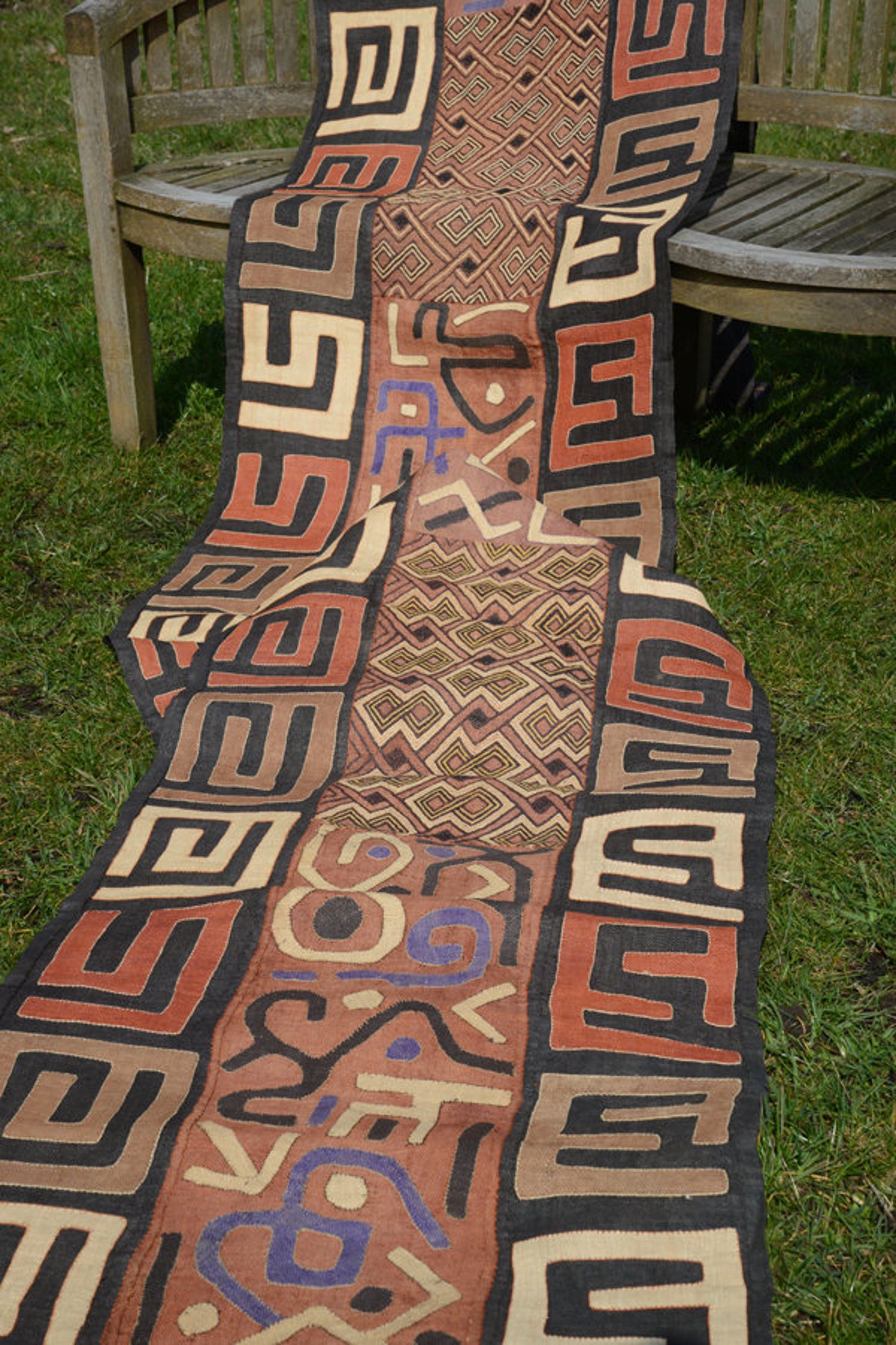 Kuba Cloth/african Kuba Cloth/ Dr.congo/ Raffia Cloth/ - Etsy