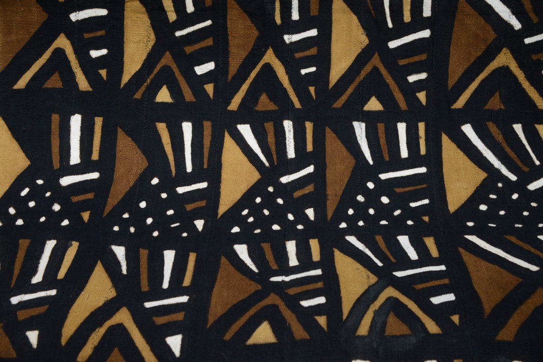 Bogolan/mud Cloth/fabric/upholstery/hand Woven/mali/bogolanfini/tribal ...