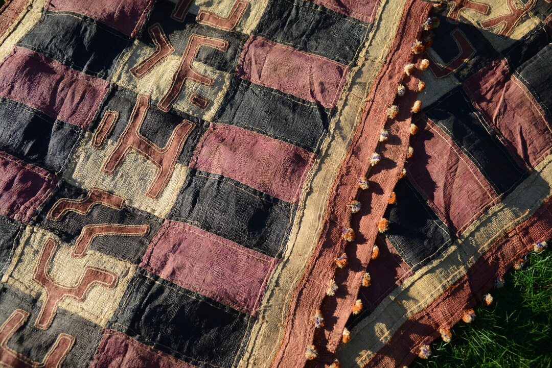 Kuba Cloth/african Kuba Cloth/dr.congo/raffia Cloth/authentic/dancing ...