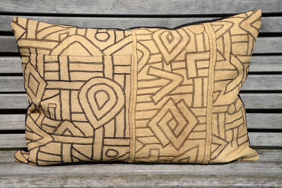 Kuba Cloth/kuba Cloth Cushion Cover/kuba Cloth Pillow/african Kuba ...