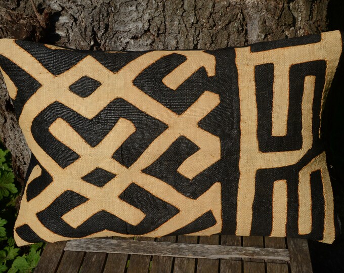 Antique Kuba Cloth African Kuba Cloth DR Congo Raffia Handmade ...