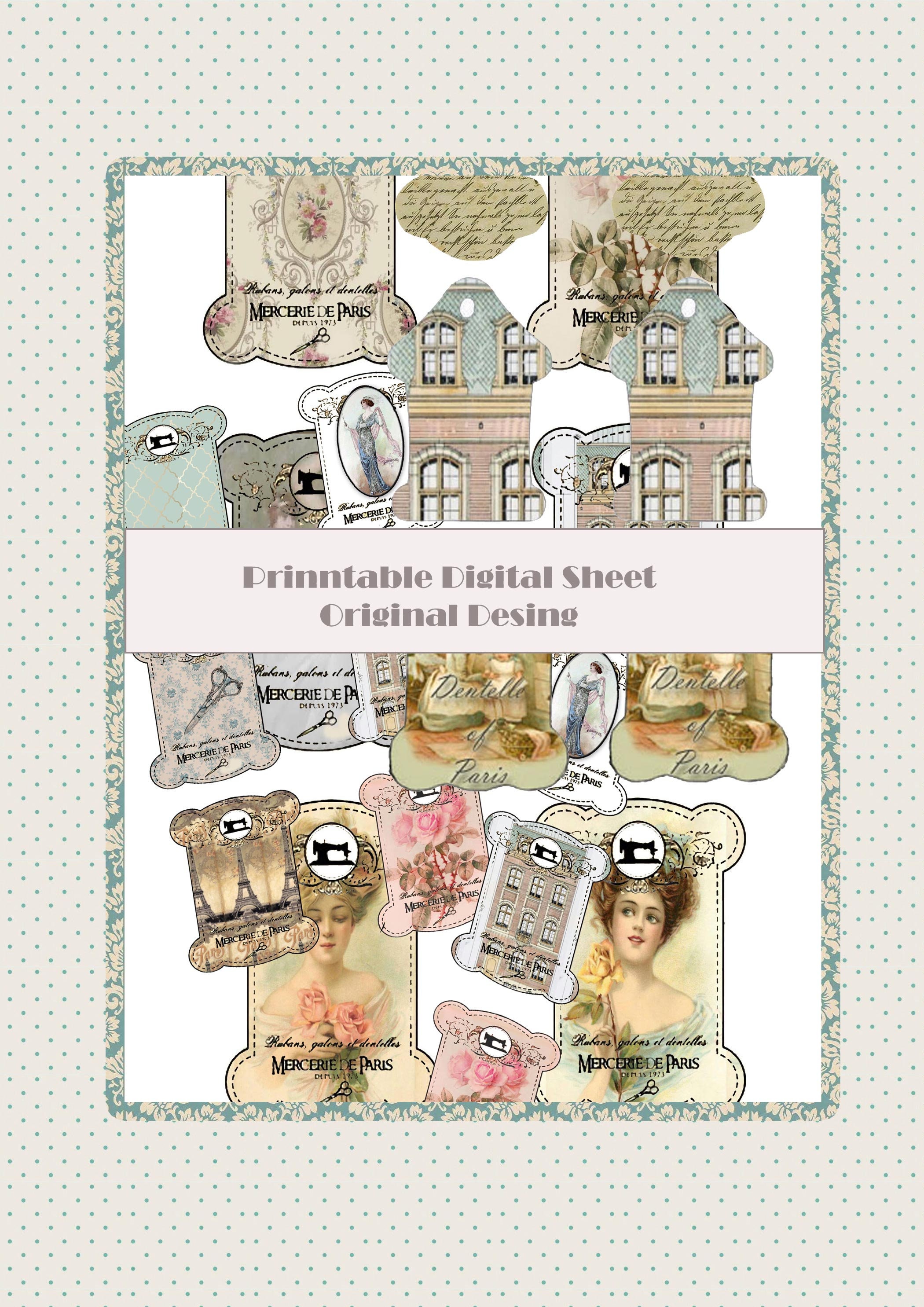 Printable Digital Download Tenderness Sheet Multipurpose Images for ...