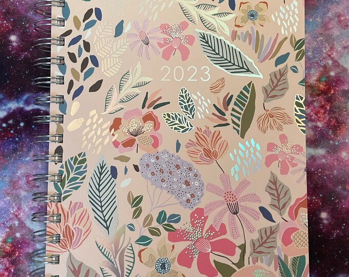 2023 Wildflower Planner Spiral-bound / Weekly Monthly Planner / Weekly ...