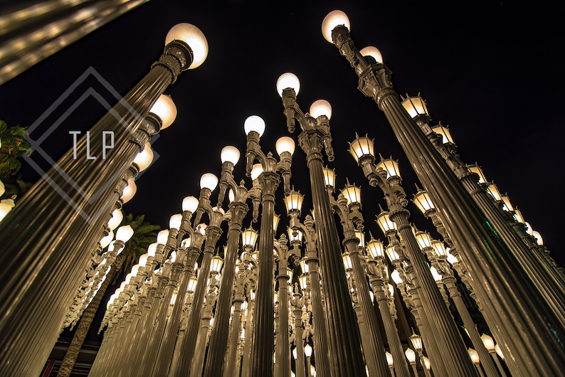 LACMA Art, Los Angeles, California, Light Post, Famous, Home Decor ...