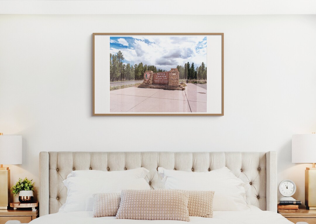 Bryce Canyon National Park Sign, Wall Art, Nature Photography, South ...