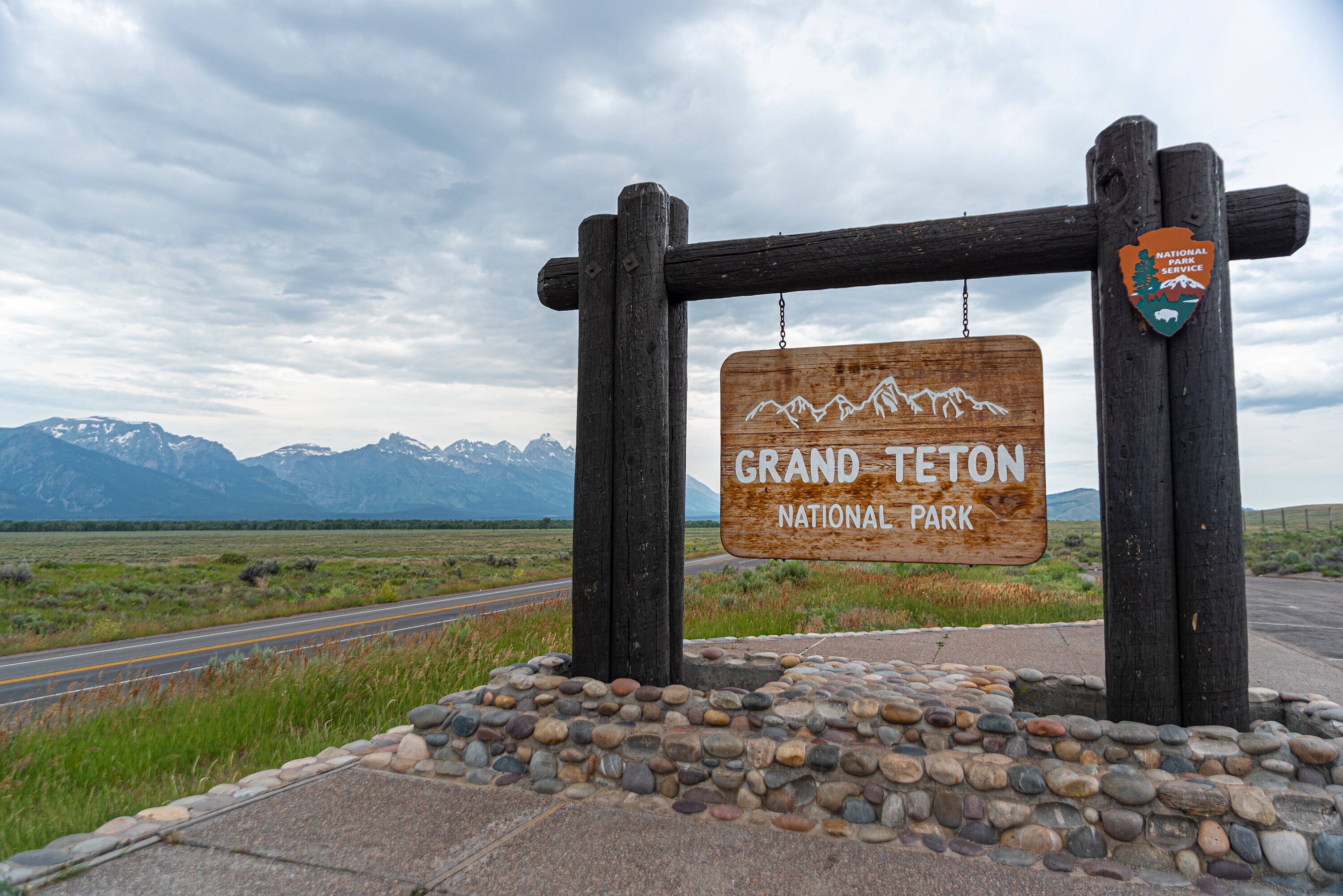 Grand Teton National Park Sign, Wall Art, Nature Photography, Wyoming ...