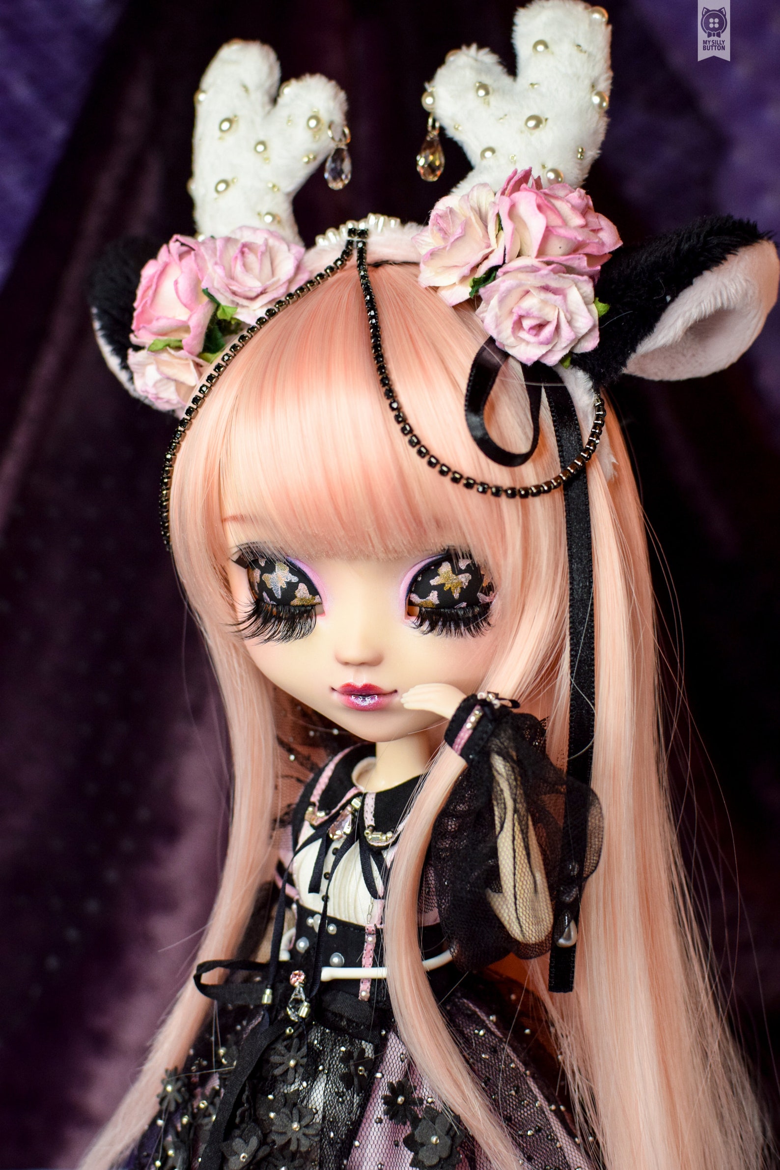 Dark Molly Custom Pullip Doll OOAK | Etsy