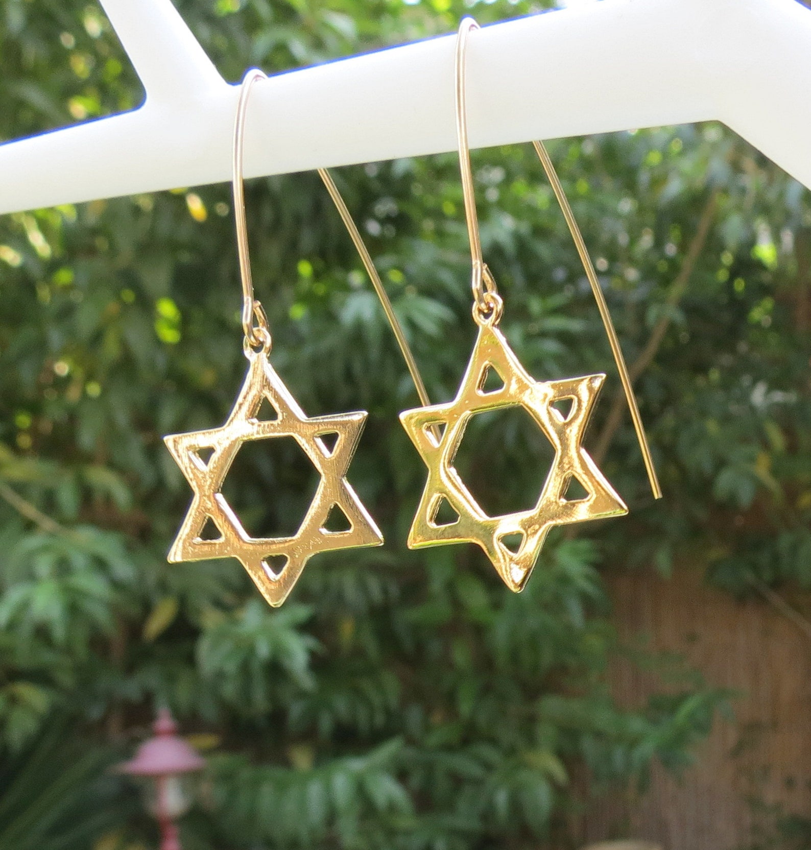 GOLD Star of David Necklace Delicate Star of David Necklace | Etsy