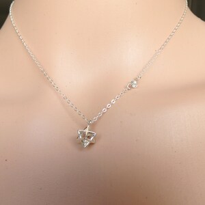 Merkaba Necklace, Merkaba Pendant, Kabbalah Jewelry, 3D Star of David ...