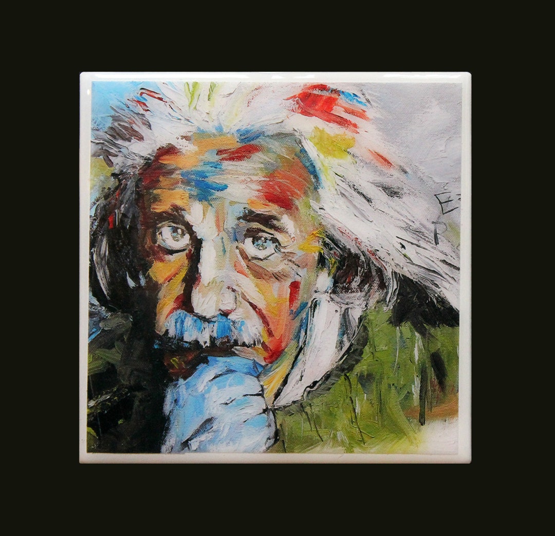 Albert Einstein Coaster - Etsy