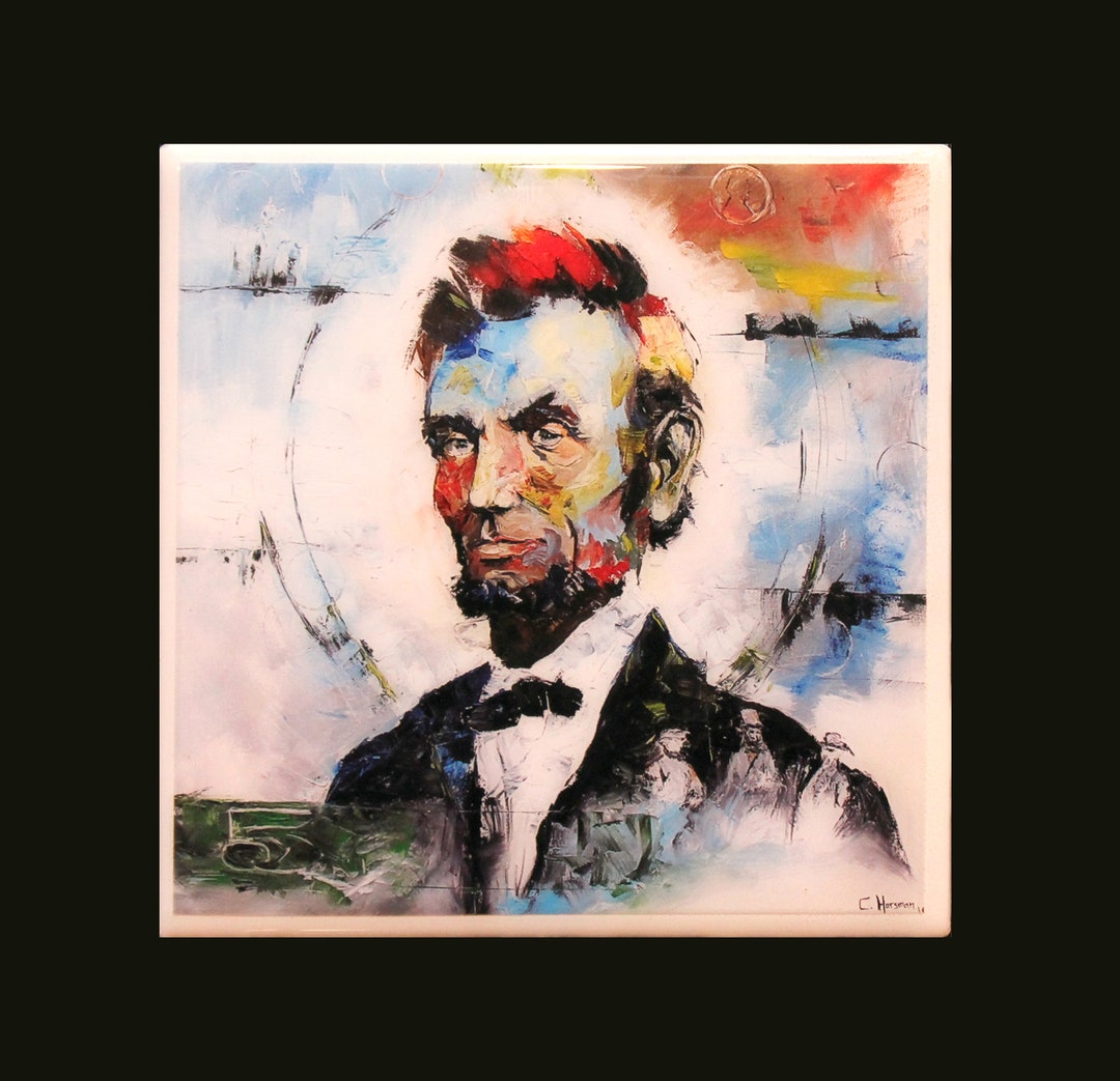 Abraham Lincoln Coaster - Etsy