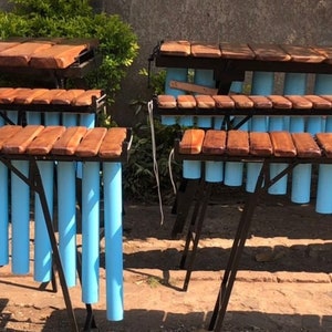 Full MARIMBA SET OF 6, Big Hand Kalimba , 2 Sopranos, 2 Tenors ...
