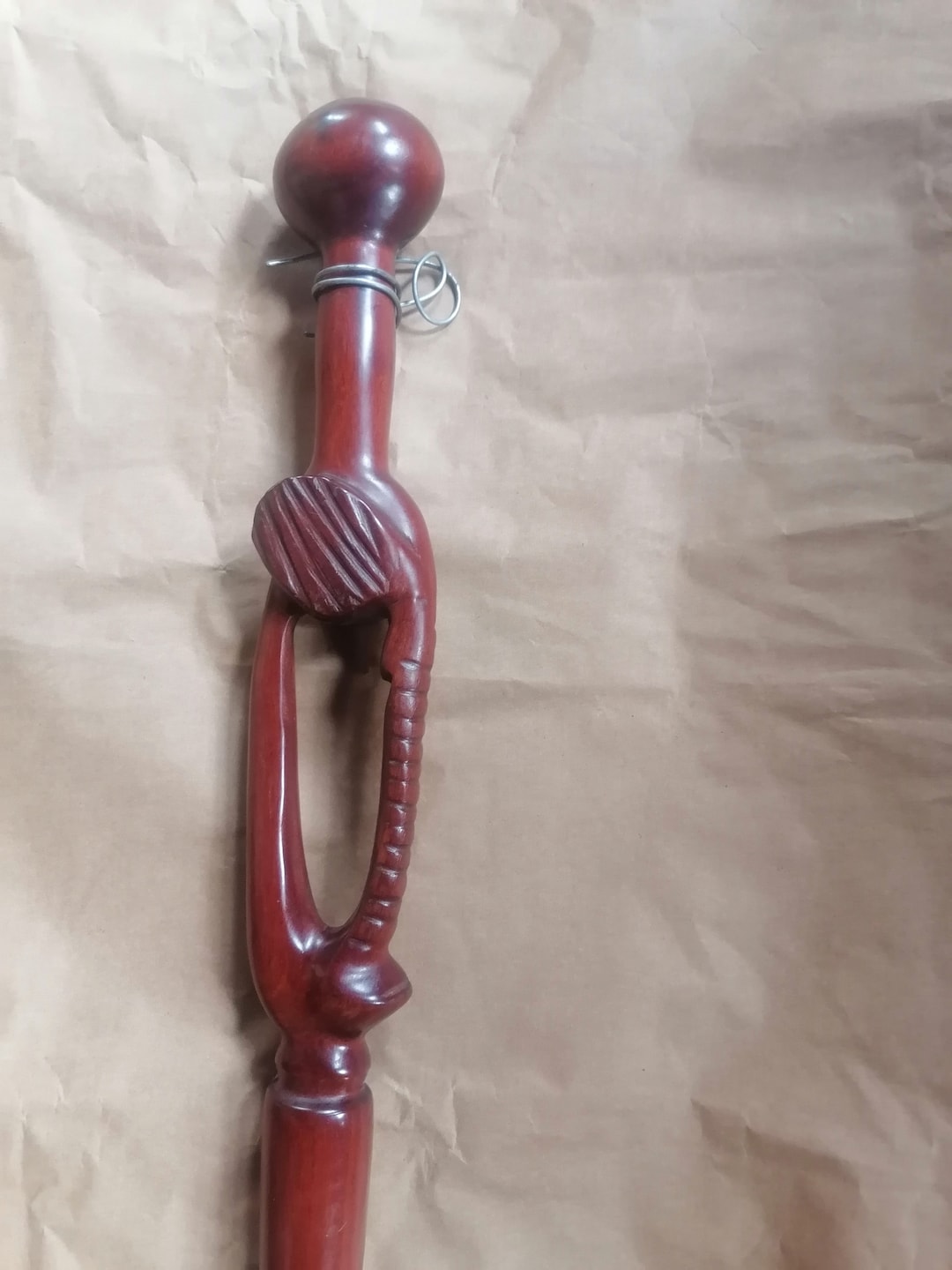 AFRICAN WALKING STICK , Walking Canes for Men, Zambian Wood , Wooden ...