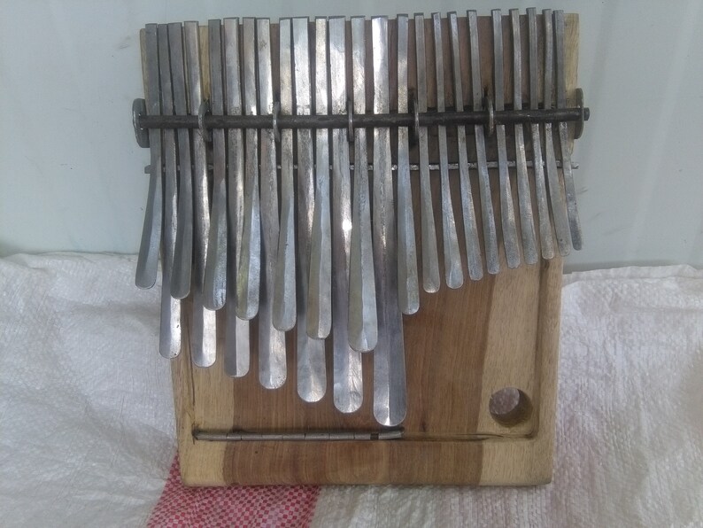 African Kalimba Bass Instrument 24 Key Thumb Pianoafrican - Etsy