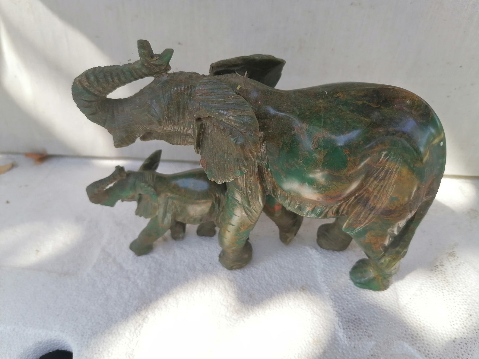 Verdite Elephant Statue African Statue African Sculpture - Etsy
