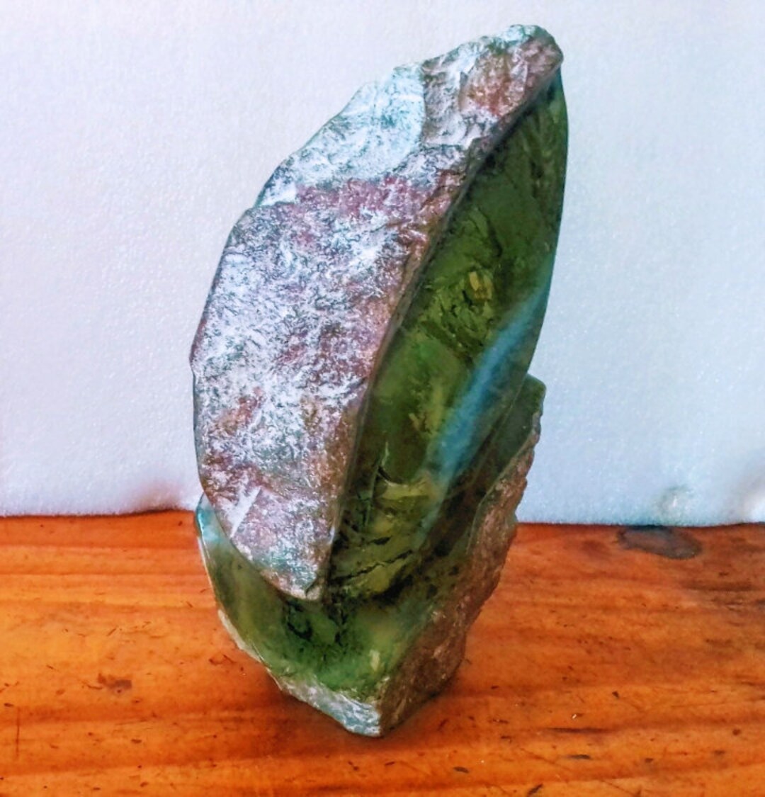 GREEN SERPENTINE STATUE - Abstract African Statue, Shona Sculpture ...