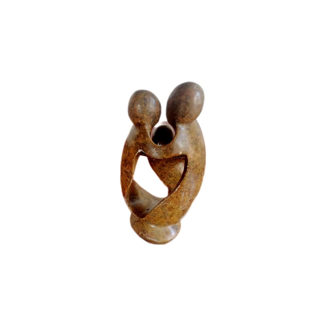 Vintage Springstone Family Unity Sculpture - Handcrafted Shona Art (2004) - Etsy