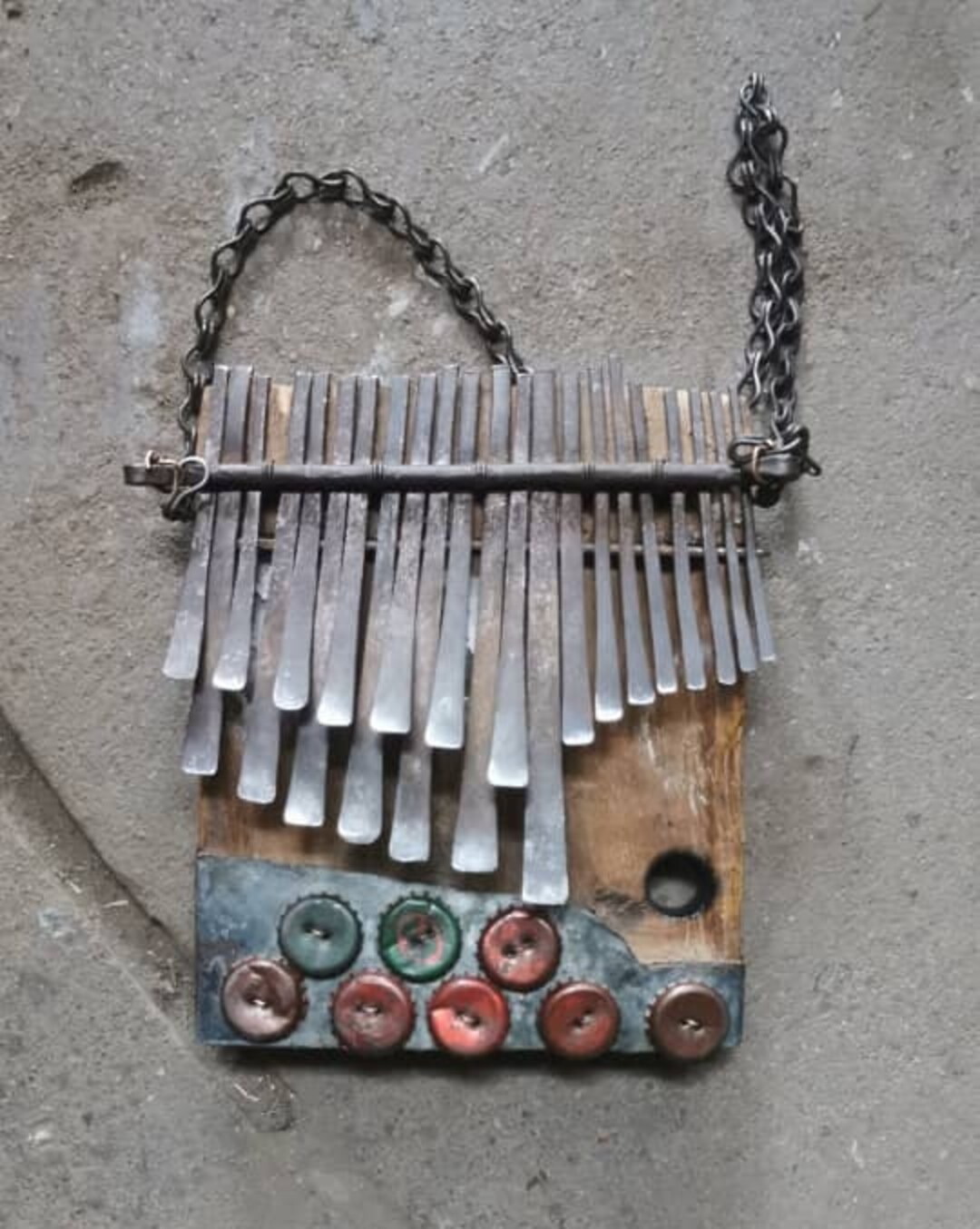 KALIMBA MBIRA VINTAGE, 46 Years, Nyamaropa B, Finger Piano, African ...