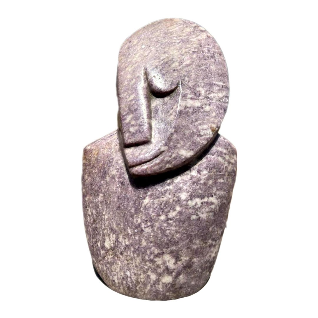 Shona Stone Sculpture - Handmade Gift, Bust Statue, Home Decor Statue ...