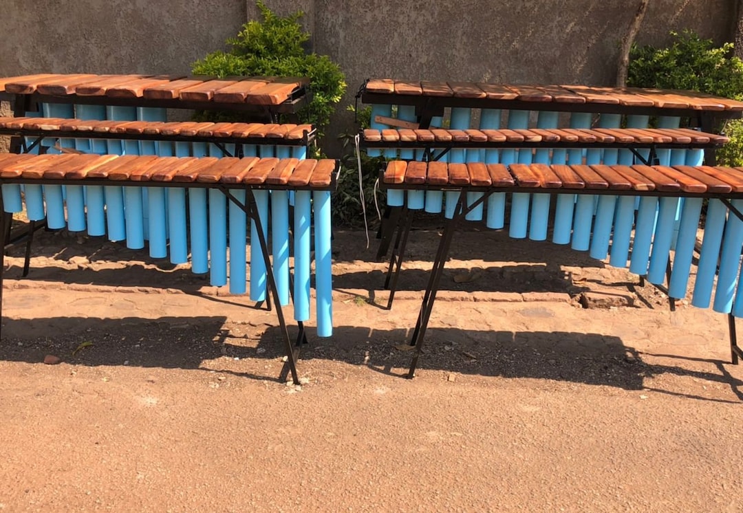 Full MARIMBA SET OF 6, Big Hand Kalimba , 2 Sopranos, 2 Tenors ...