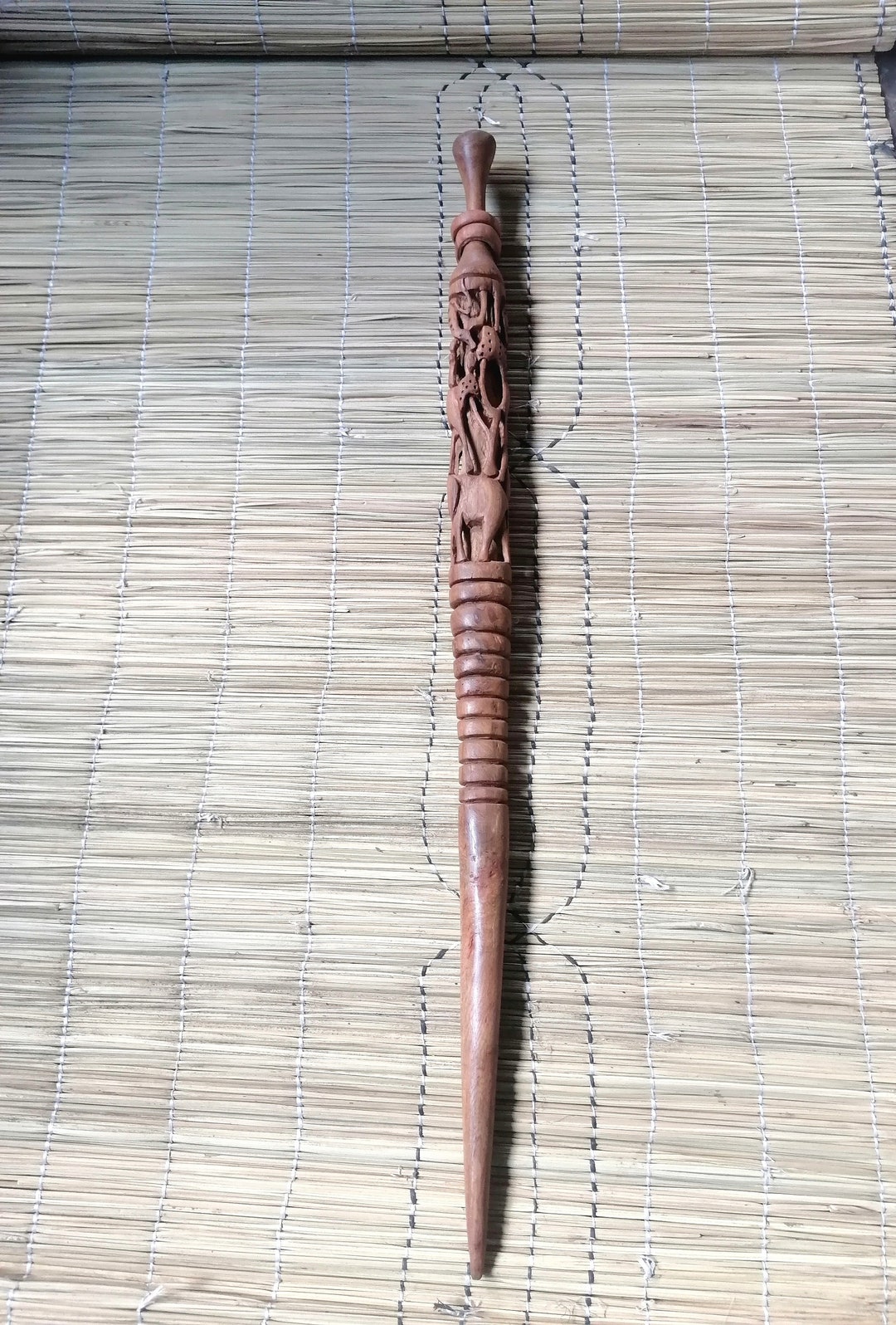 AFRICAN WALKING STICK , Walking Canes for Men, Canes for Women, Wooden ...