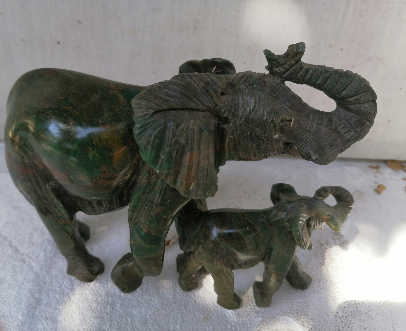 Verdite Elephant Statue African Statue African Sculpture - Etsy