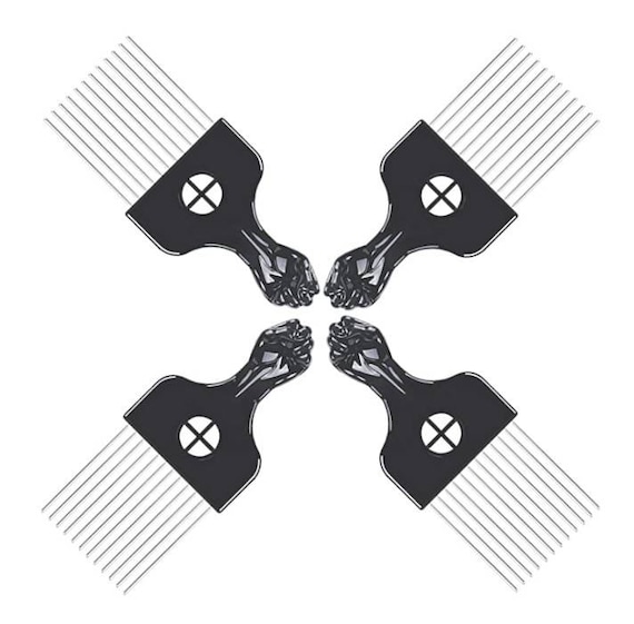 Afro Pick Hair Pick Metal Picks for Hair Afro Combs | Etsy