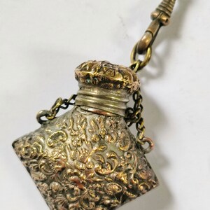 Antique Victorian Silver Plated Chelaine With 7 Attachments Including ...