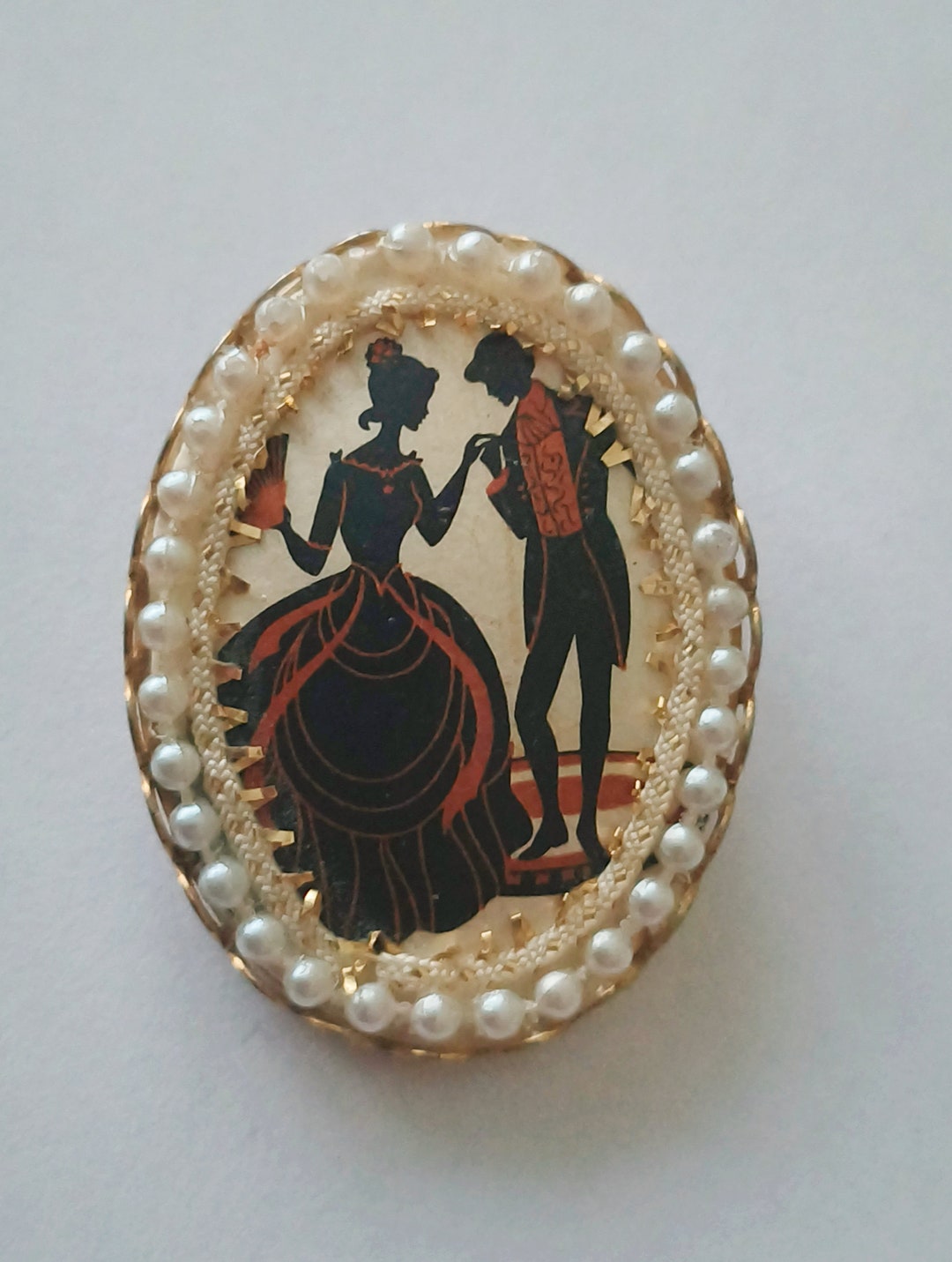 Vintage Scarf Ring Clip - Etsy