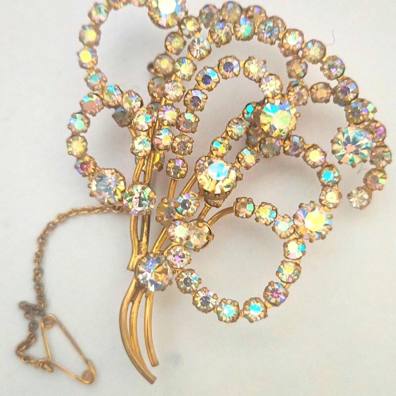 Rhinestone Brooches - Etsy