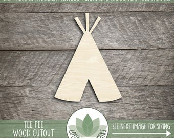 Teepee Cut Outs | Etsy