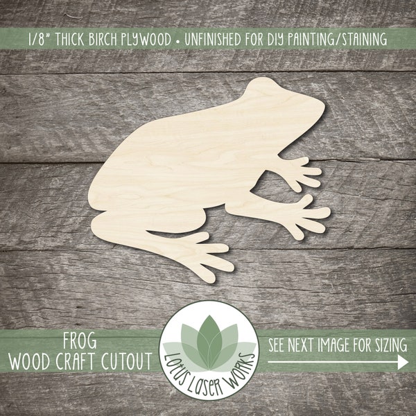 Wooden Frog - Etsy