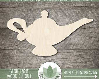 Genie Lamp Cutout | Etsy