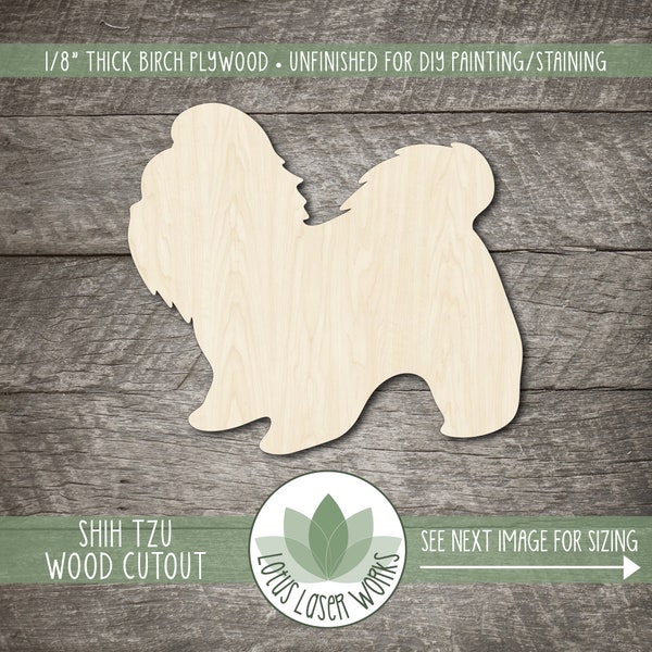 Shih Tzu Silhouette - Etsy