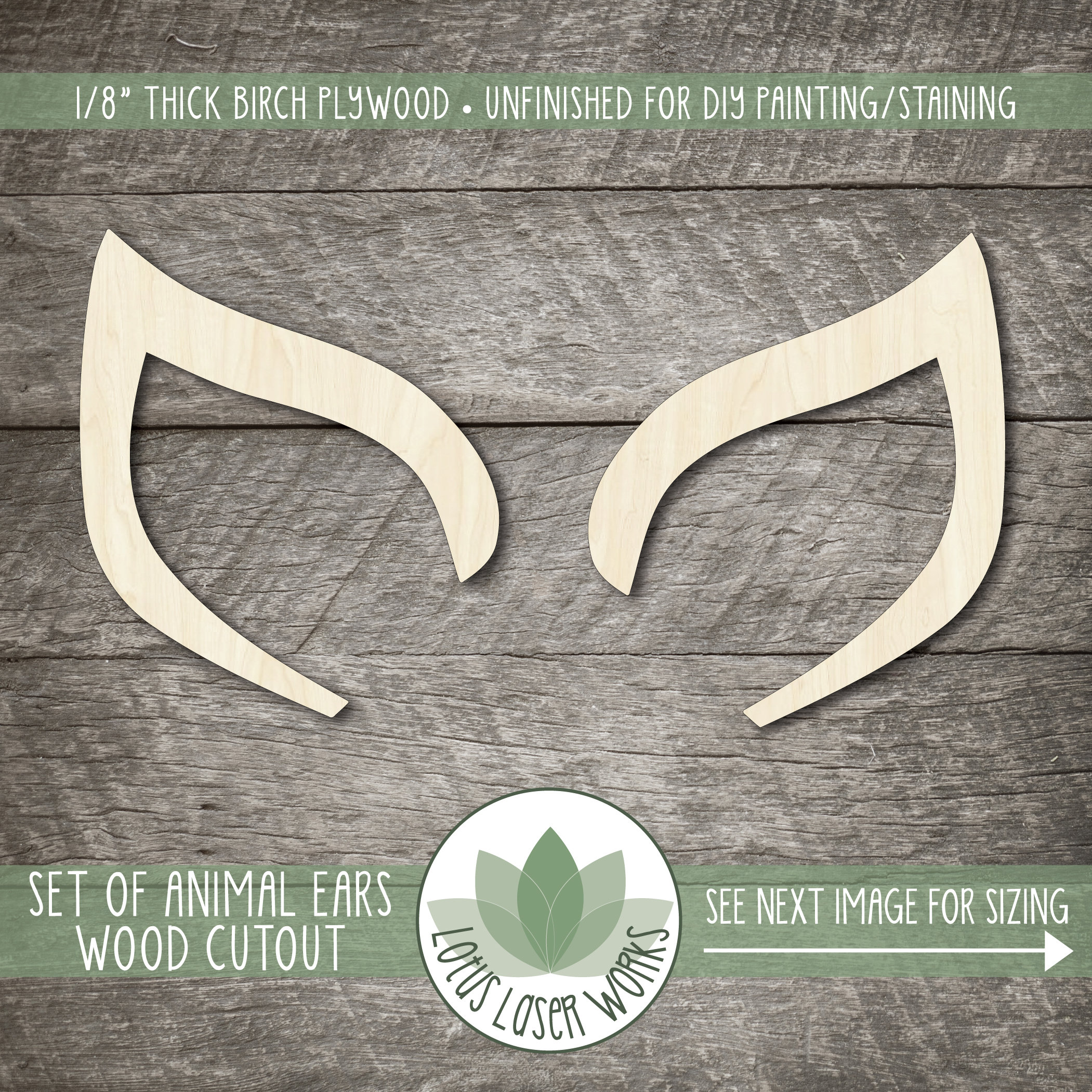 Animal Ear Cut Outs