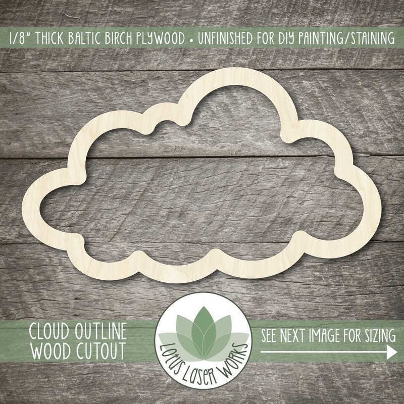 Cloud Cutouts - Etsy