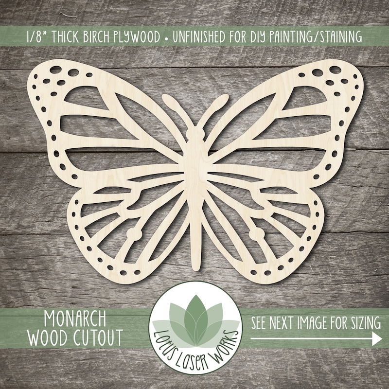 Butterfly Wood - Etsy