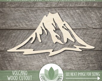 Wooden Volcano - Etsy