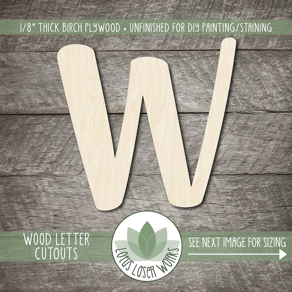 Wood Letters - Etsy
