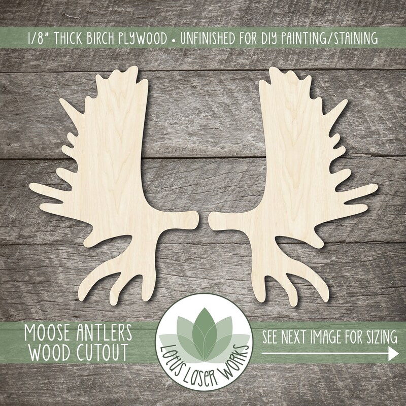 Moose Antlers - Etsy