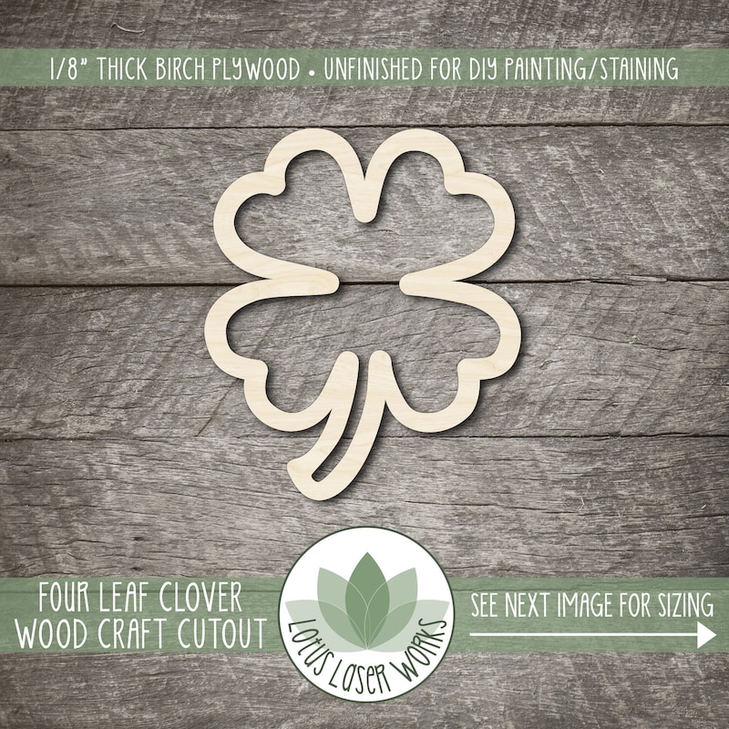 Four Leaf Clover Cut Outs - Etsy