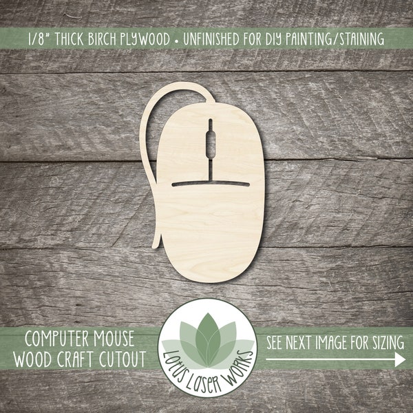 Wood Computer Mouse - Etsy