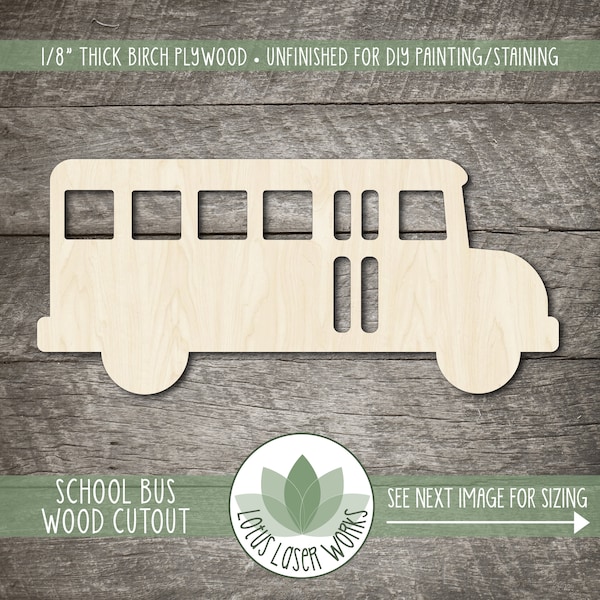 Wooden Bus - Etsy