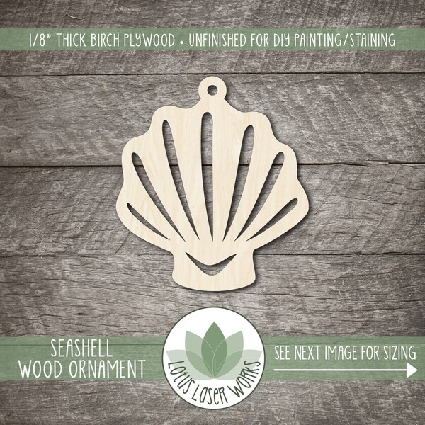 Sea Shells Laser Cut - Etsy