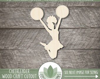 Cheerleader Cutouts - Etsy