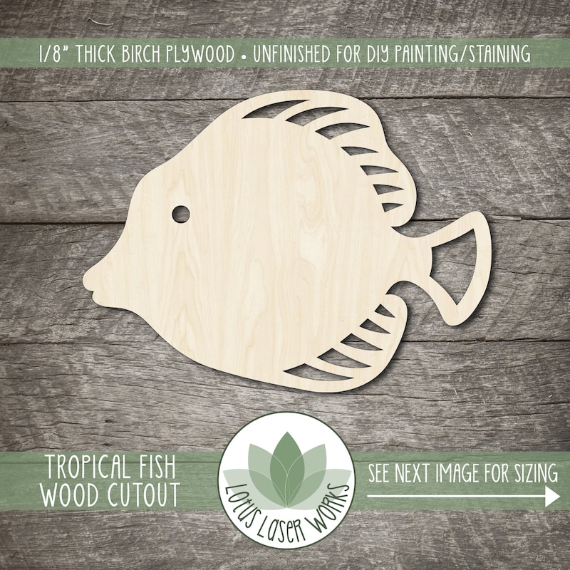 Fish Cutout - Etsy