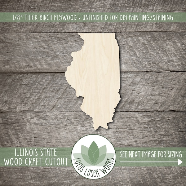 Illinois Diy Craft - Etsy