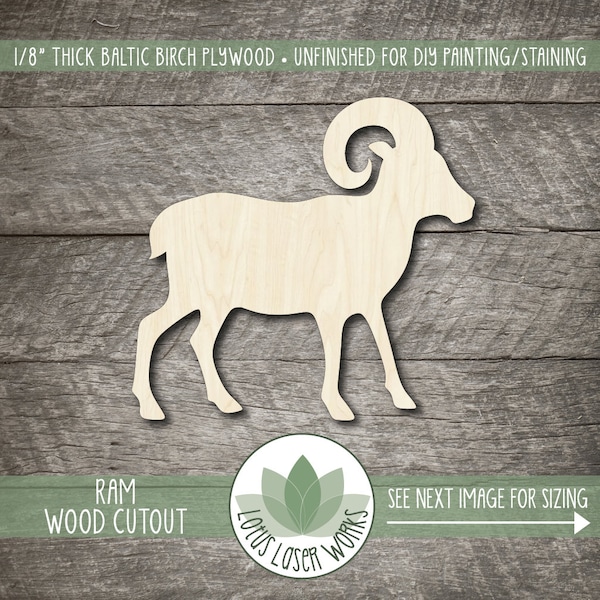 Laser Cut Bighorn Sheep - Etsy