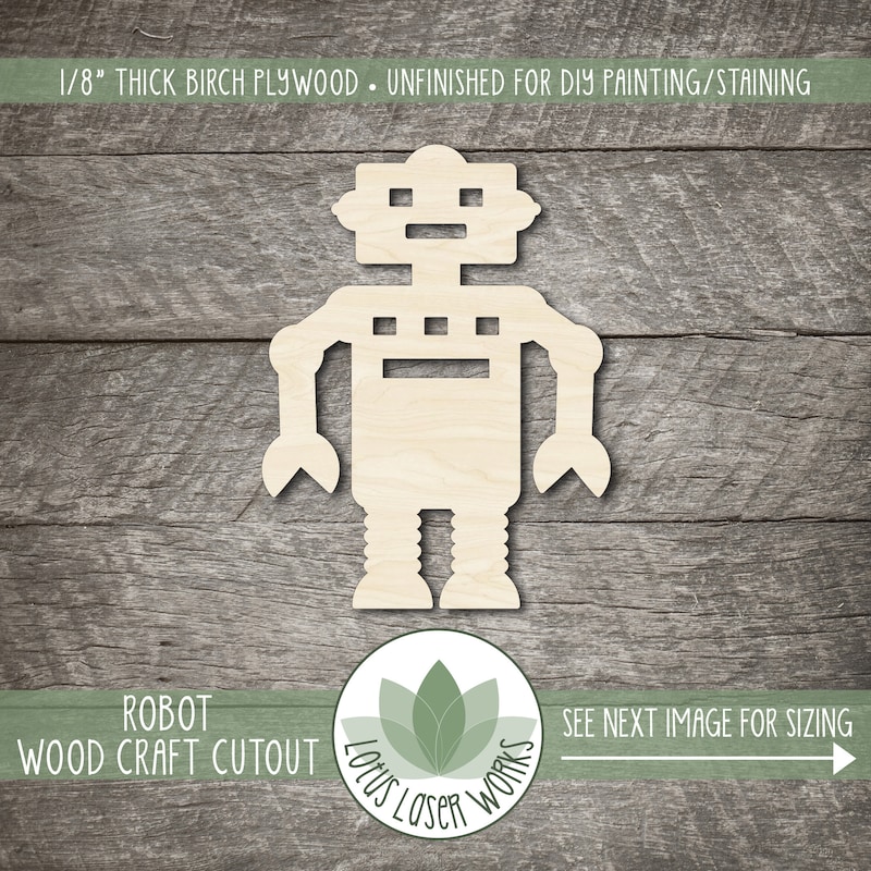 Wood Robot - Etsy